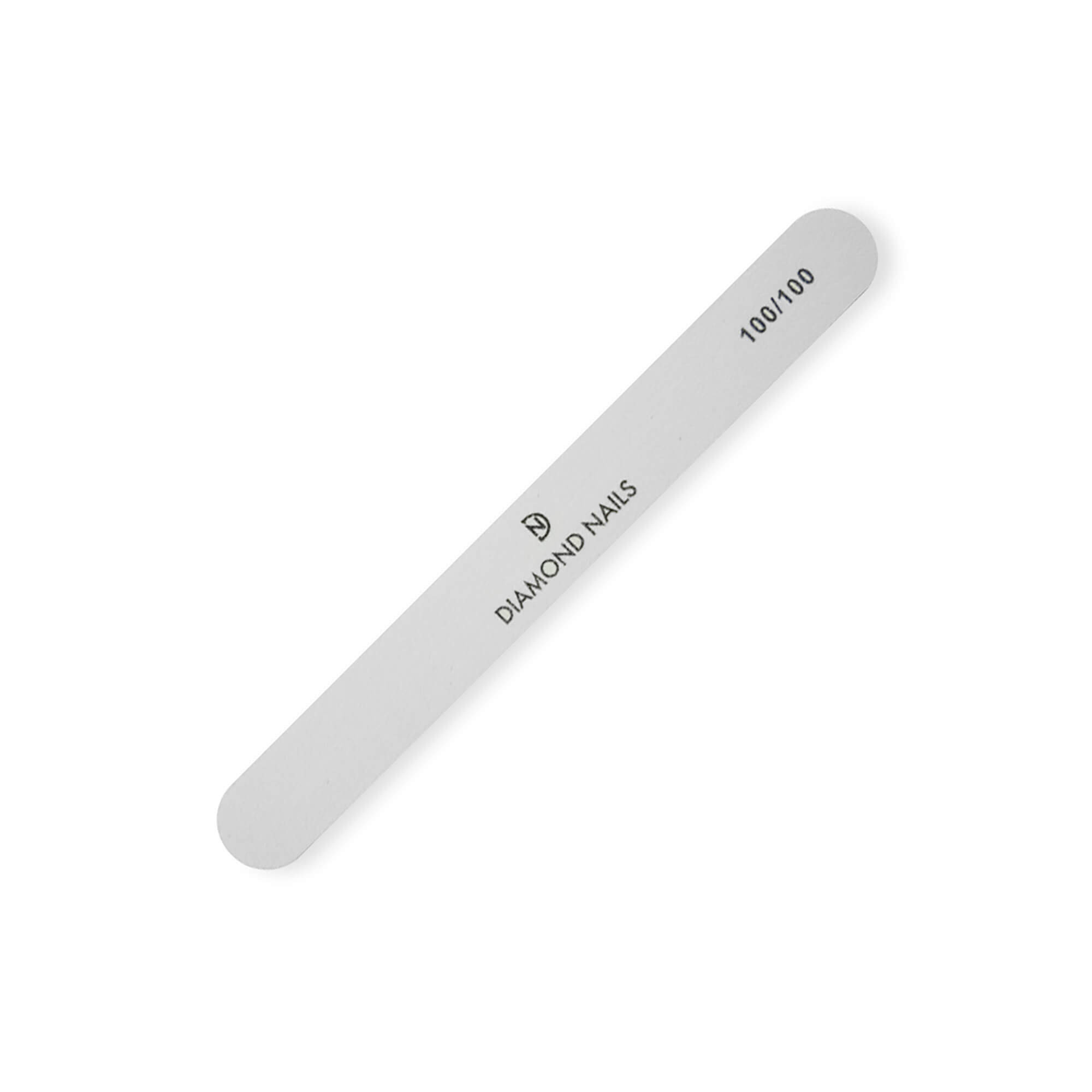 Lima recta blanco 100/100 – Diamond Nails – control preciso